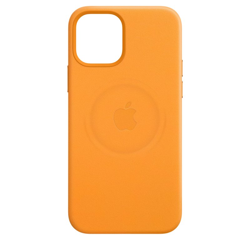 Apple - iPhone 12 | 12 Pro Leather Case with MagSafe - California Poppy | Comet