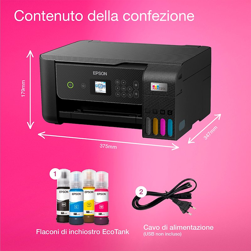 Epson Stampante Inkjet Epson Ecotank Et-2875 | Comet