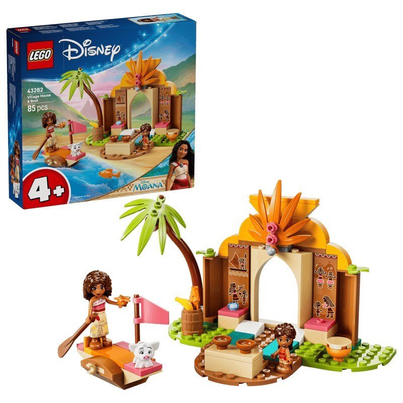 Lego® Disney Oceania Casa del villaggio e barca 43282 | Comet