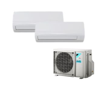 Daikin Clima Dualsplit 9000 BTU + 12000 BTU - 2AMXF50A + ATXF25A ...